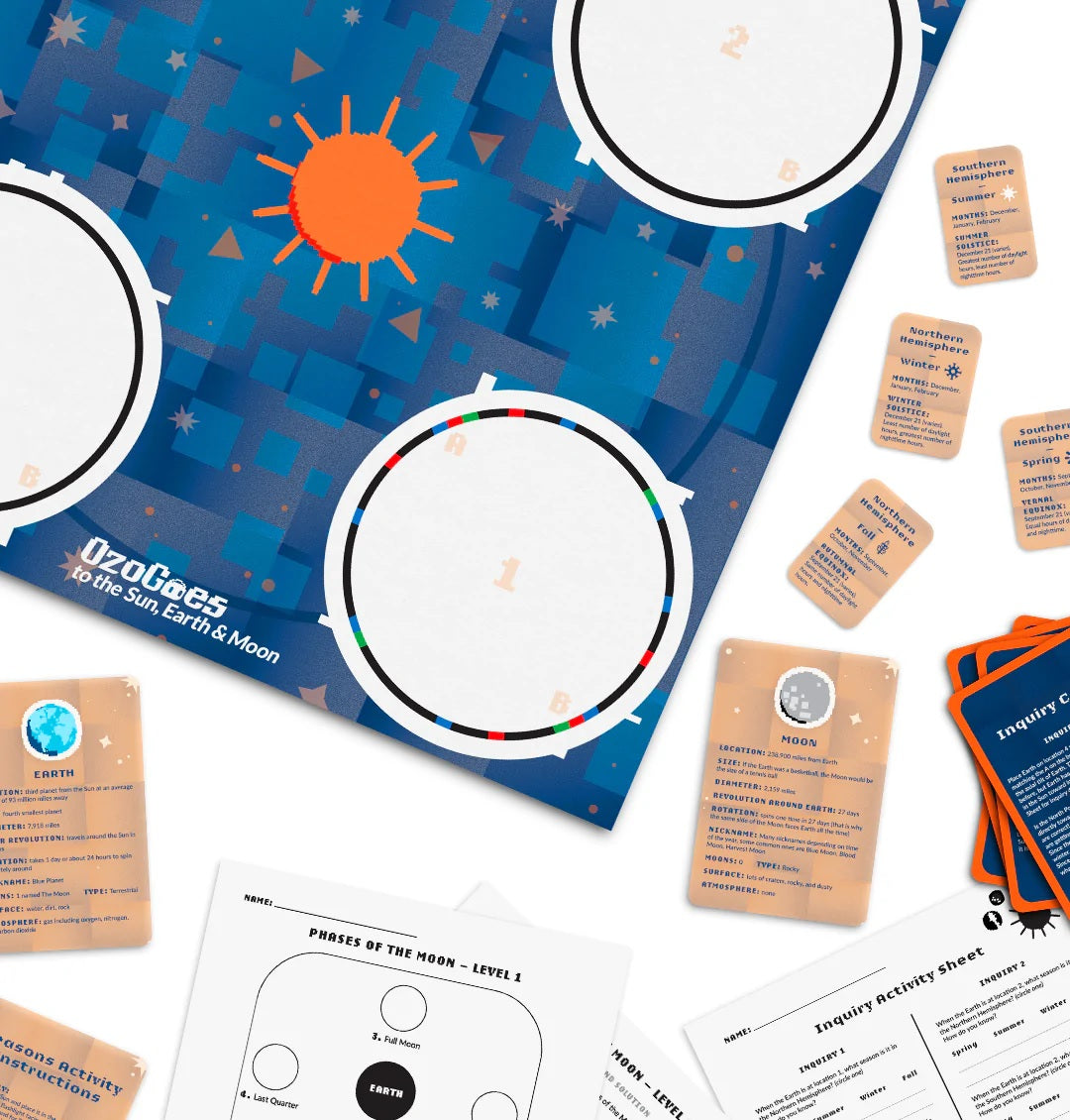 Ozobot STEAM Kits: OzoGoes to the Sun, Earth & Moon – Edtechs