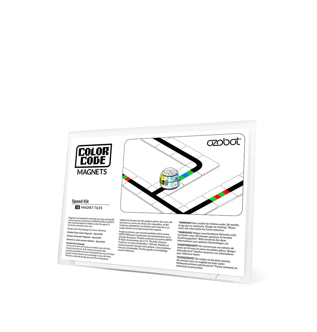 Ozobot Colour Code Magnets - Speed Kit 18 Tiles – Edtechs