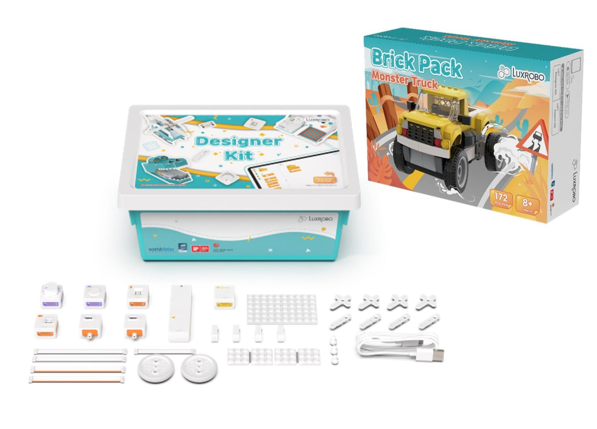 MODI - Designer Kit with Making Pack or Monster Truck Brick Pack – Edtechs