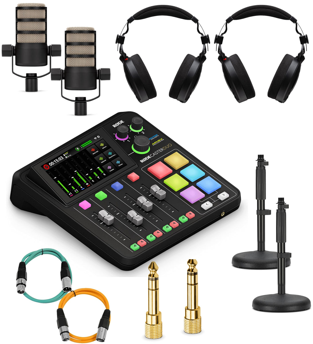 Premium Rode PodCaster Duo Starter Kit (2 users) – Edtechs