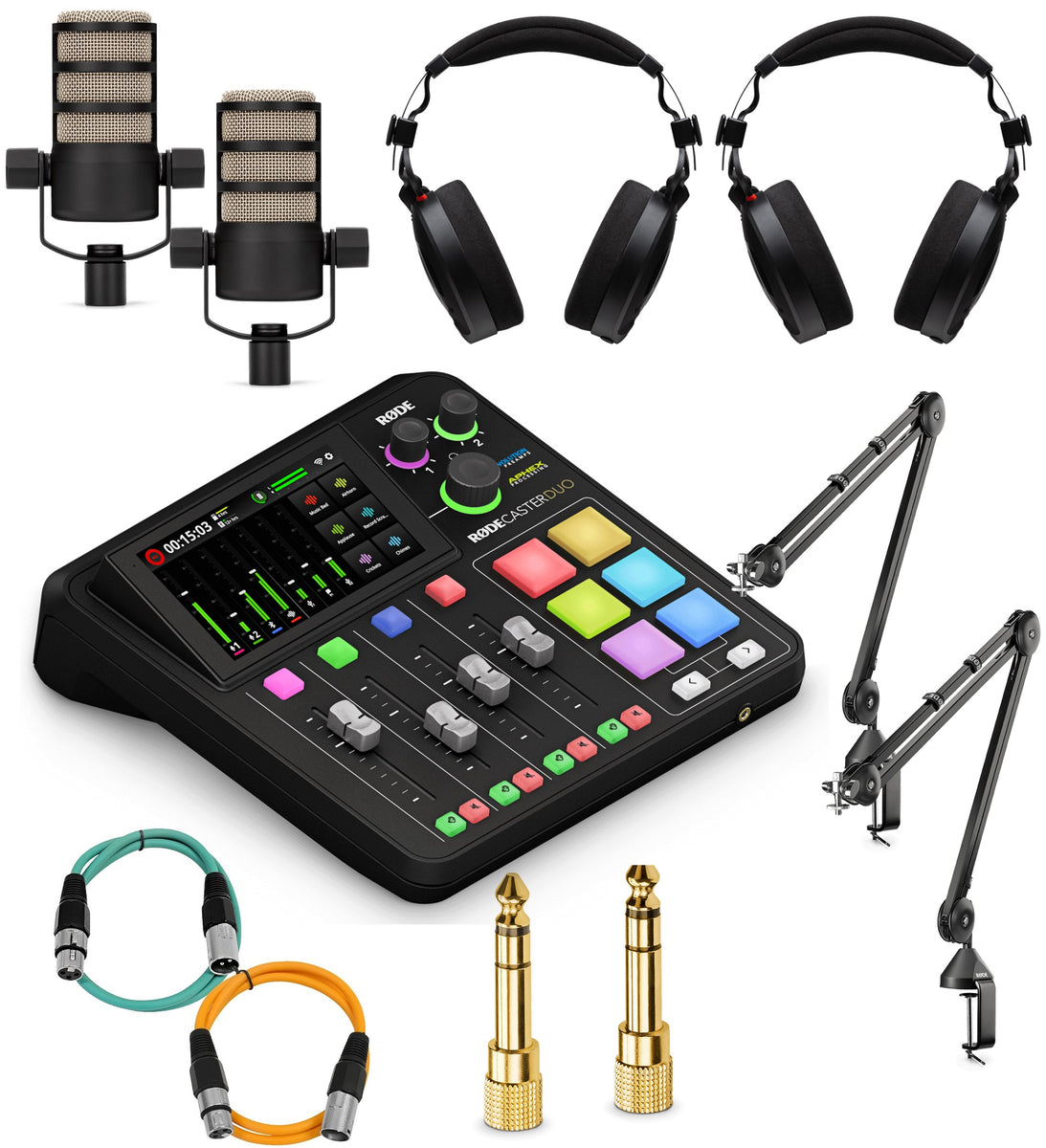 Premium Rode PodCaster Duo Starter Kit (2 users) – Edtechs